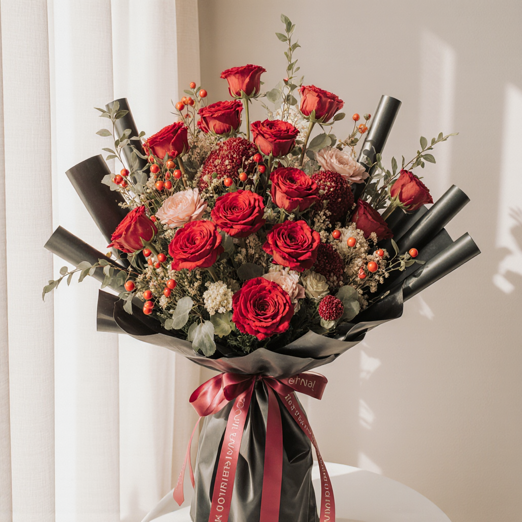 Hand Bouquet 28 – Four Season Flower & Gifts